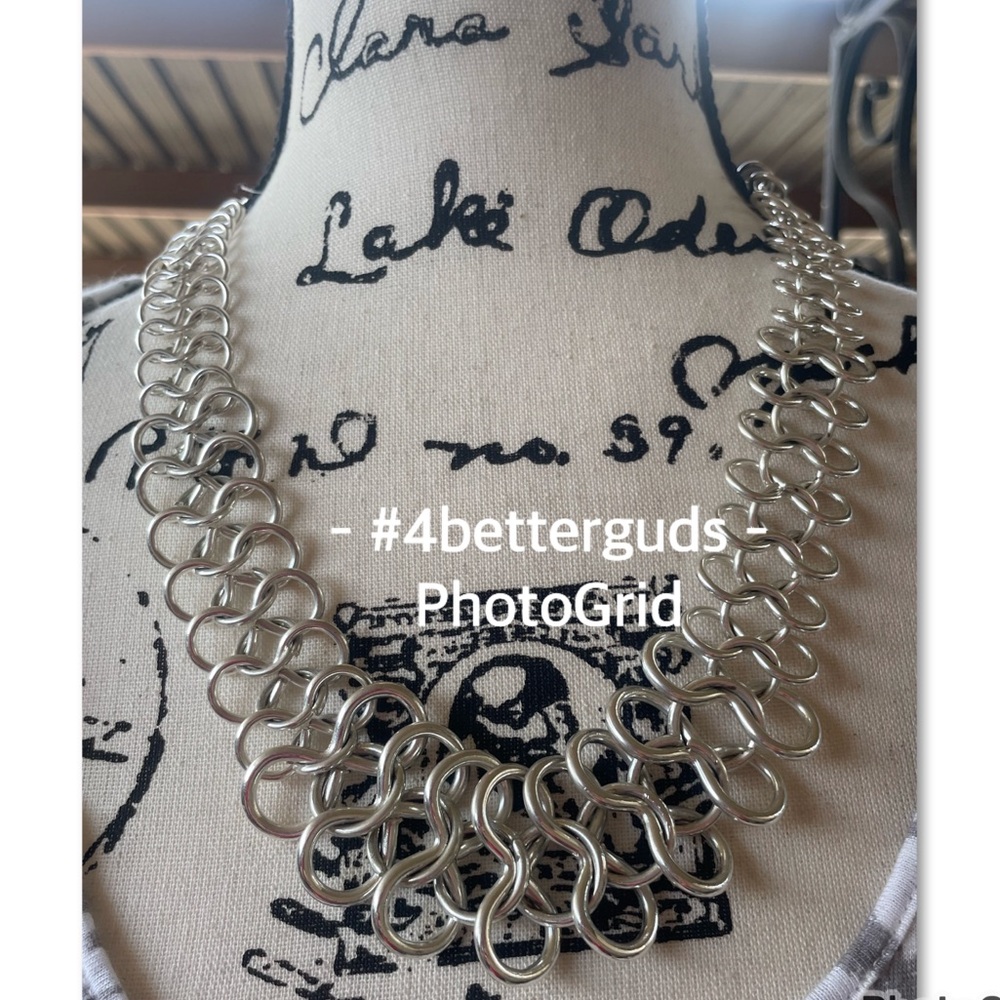 Infinity Symbol Silver Loop Chain Adjustable Length N… - Gem